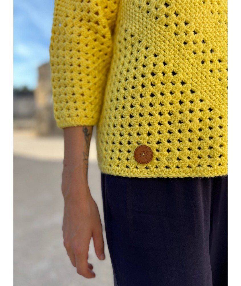 Pull triangle jaune - GDGM